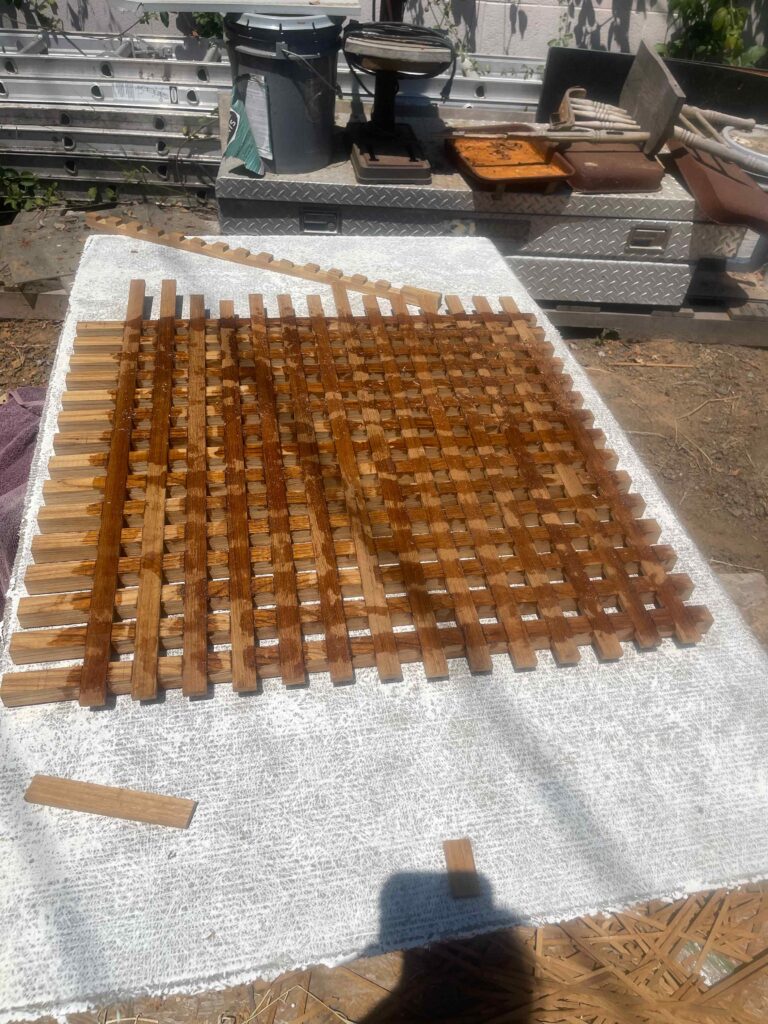 Teak Shower Grate - Brett's Custom Marine Carpentry & Fiberglass ...